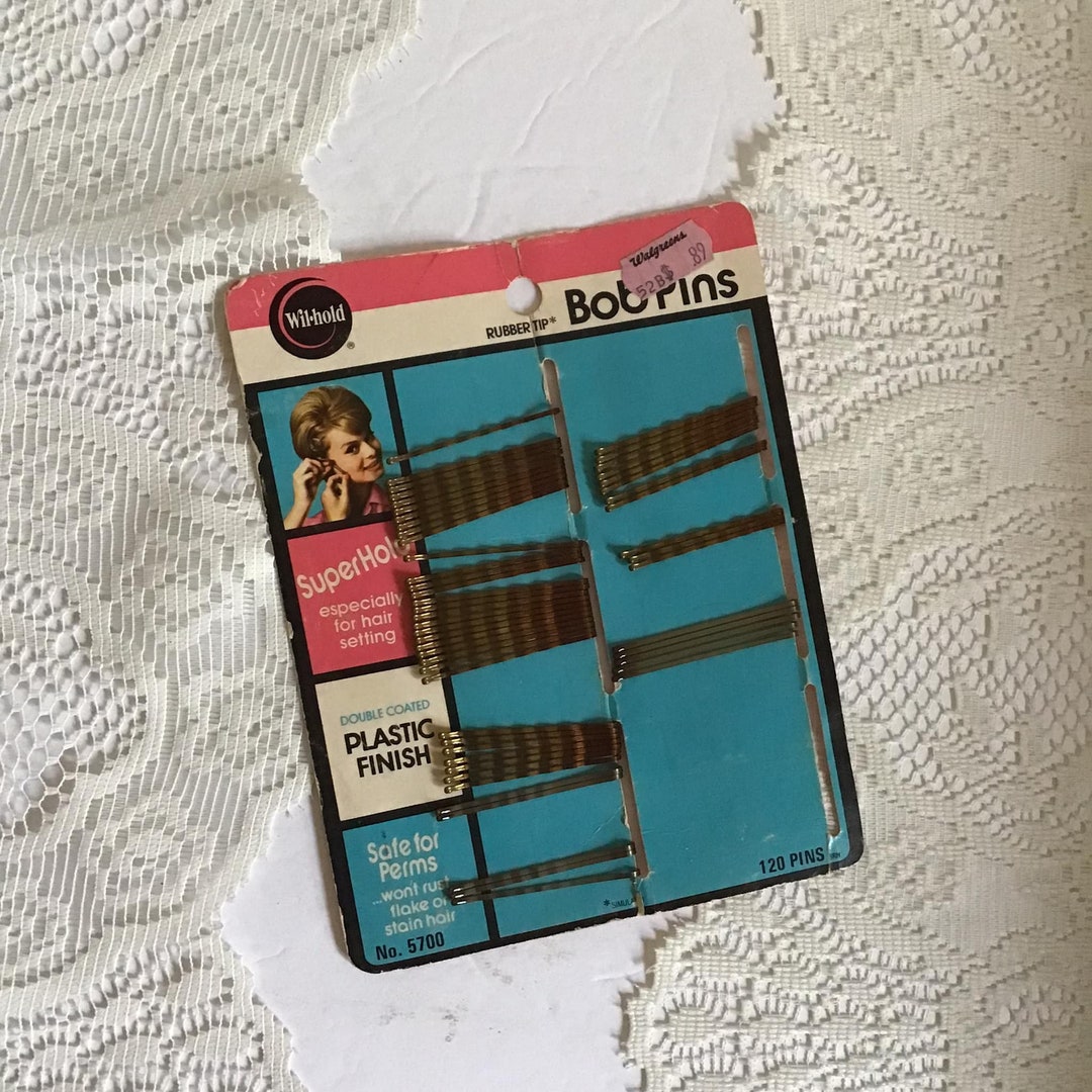 Vintage Early 1970's Bobby/bob Pins *wil-hold* Brand the Pins That Are ...