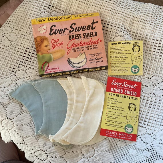 Vintage 1930's 1940's Dress Shields Fabric Shields In… - Gem