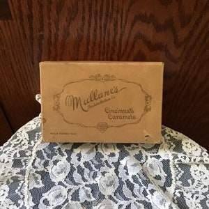 Edwardian Vintage 1920's Box *mullane's Cincinnati Caramels* (empty ...