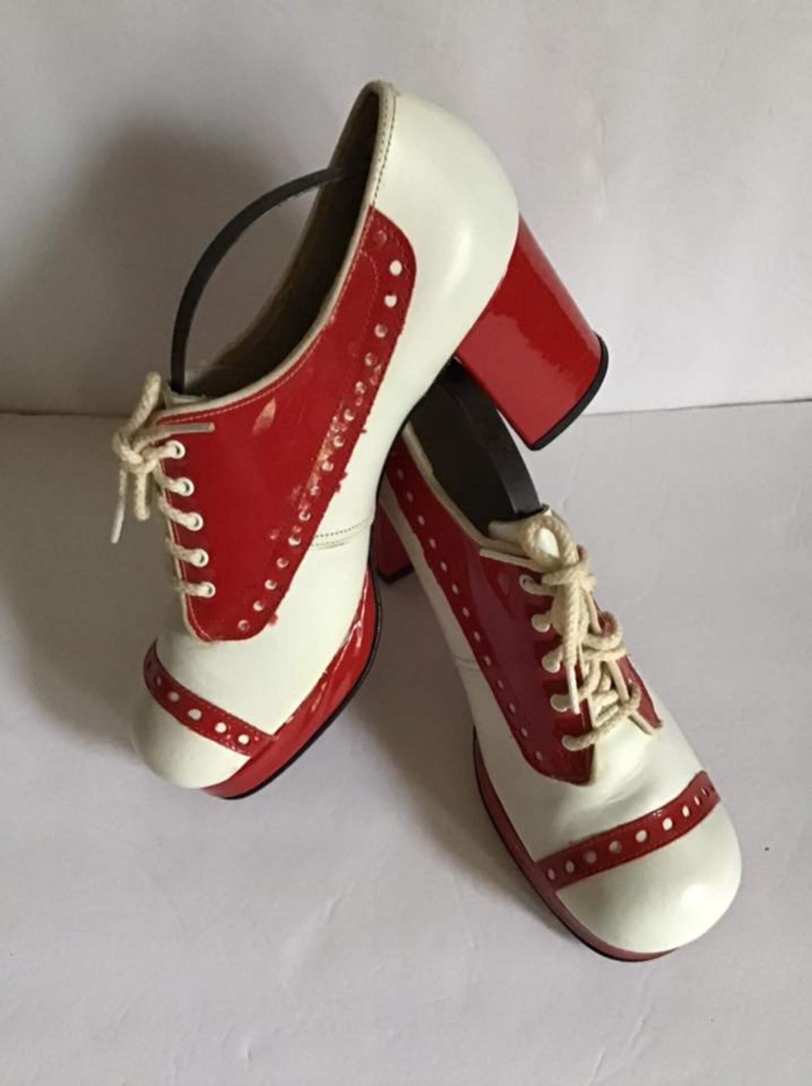 Vintage 1960's 1970's Shoes Platforms RARE Spectator - Etsy