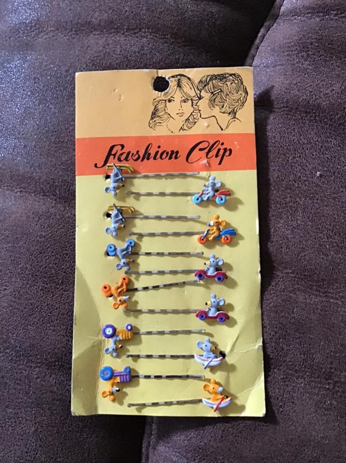 Vintage 1960's Hair Bobby Pins/clips Deadstock on Original - Etsy