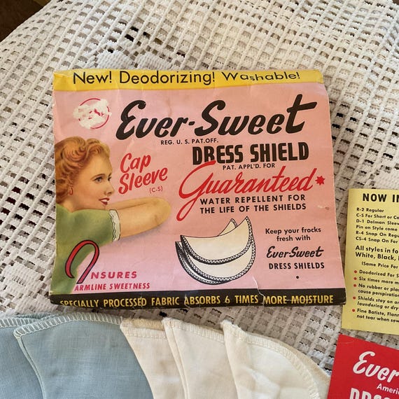 Vintage 1930's 1940's Dress Shields Fabric Shields In… - Gem
