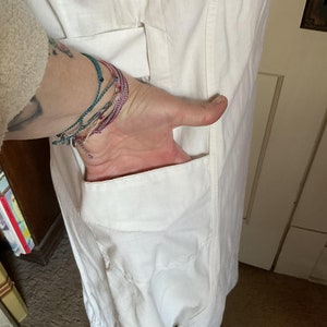 Vintage 1940's 1950's Uniform Nurses/lab Technician White Sanforized ...