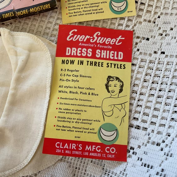 Vintage 1930's 1940's Dress Shields Fabric Shields In… - Gem