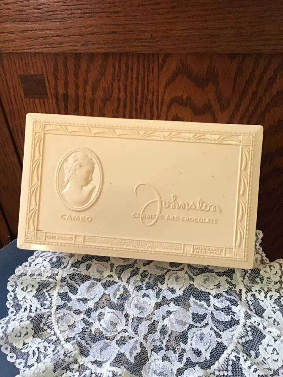 Vintage 1920's 1930's Box Celluloid Johnston Candies and Chocolate ...