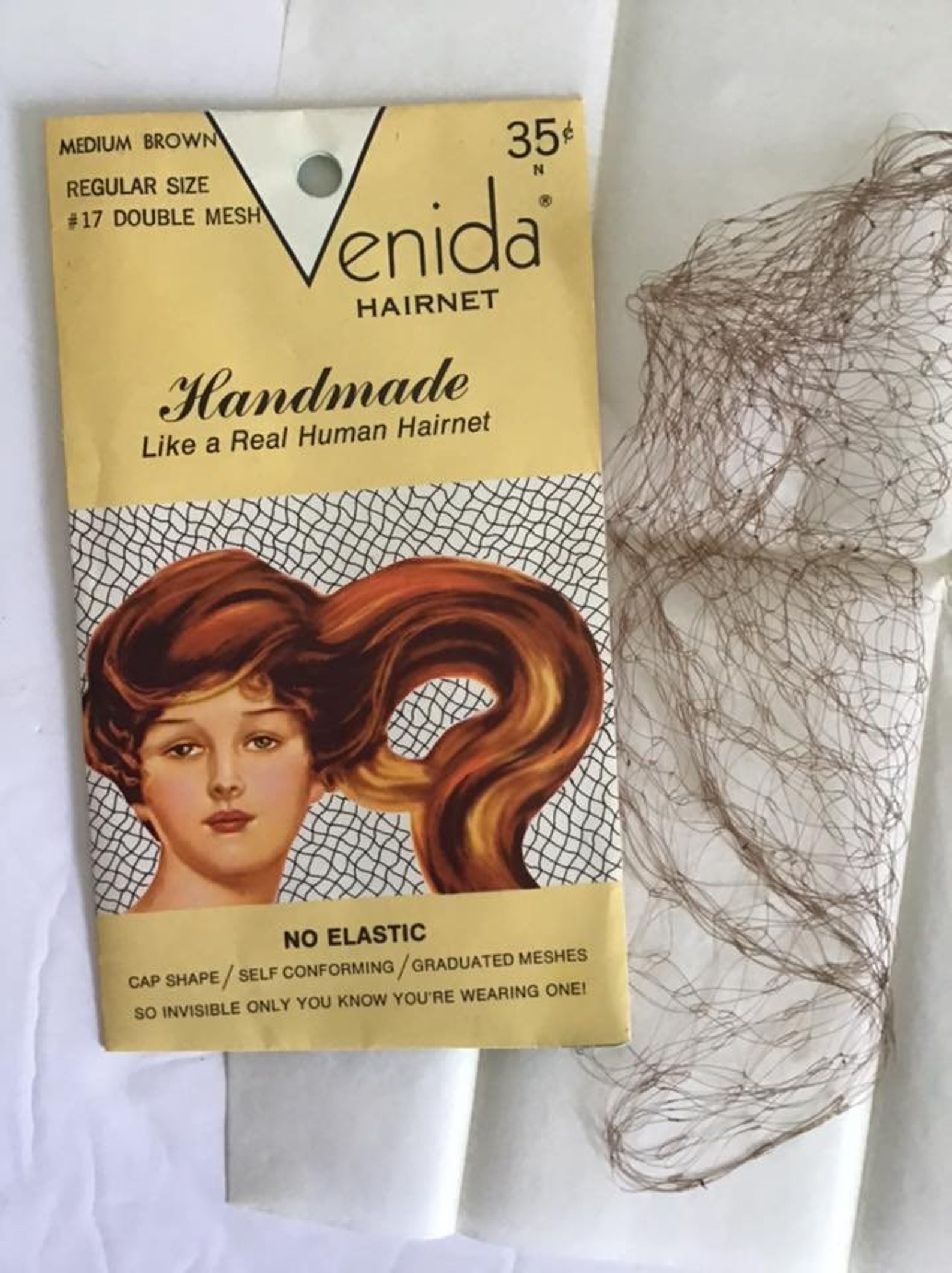 Vintage 1950's 1960's Hair Net Deadstock in Original - Etsy