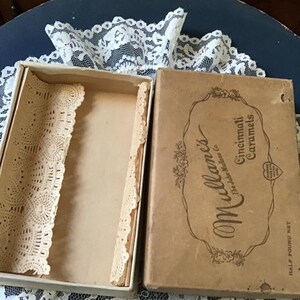Edwardian Vintage 1920's Box *mullane's Cincinnati Caramels* (empty ...