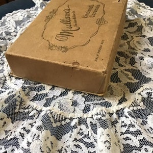 Edwardian Vintage 1920's Box *mullane's Cincinnati Caramels* (empty ...