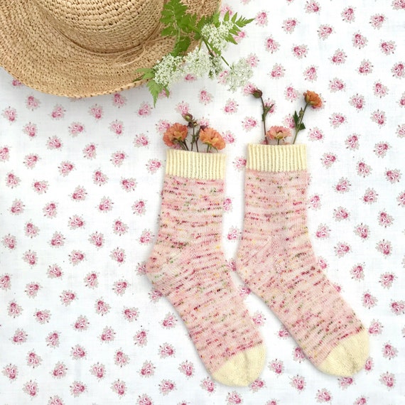 Knitting Pattern ~ Sweet Vanilla Toe Up Socks by Sew Sweet Violet ...