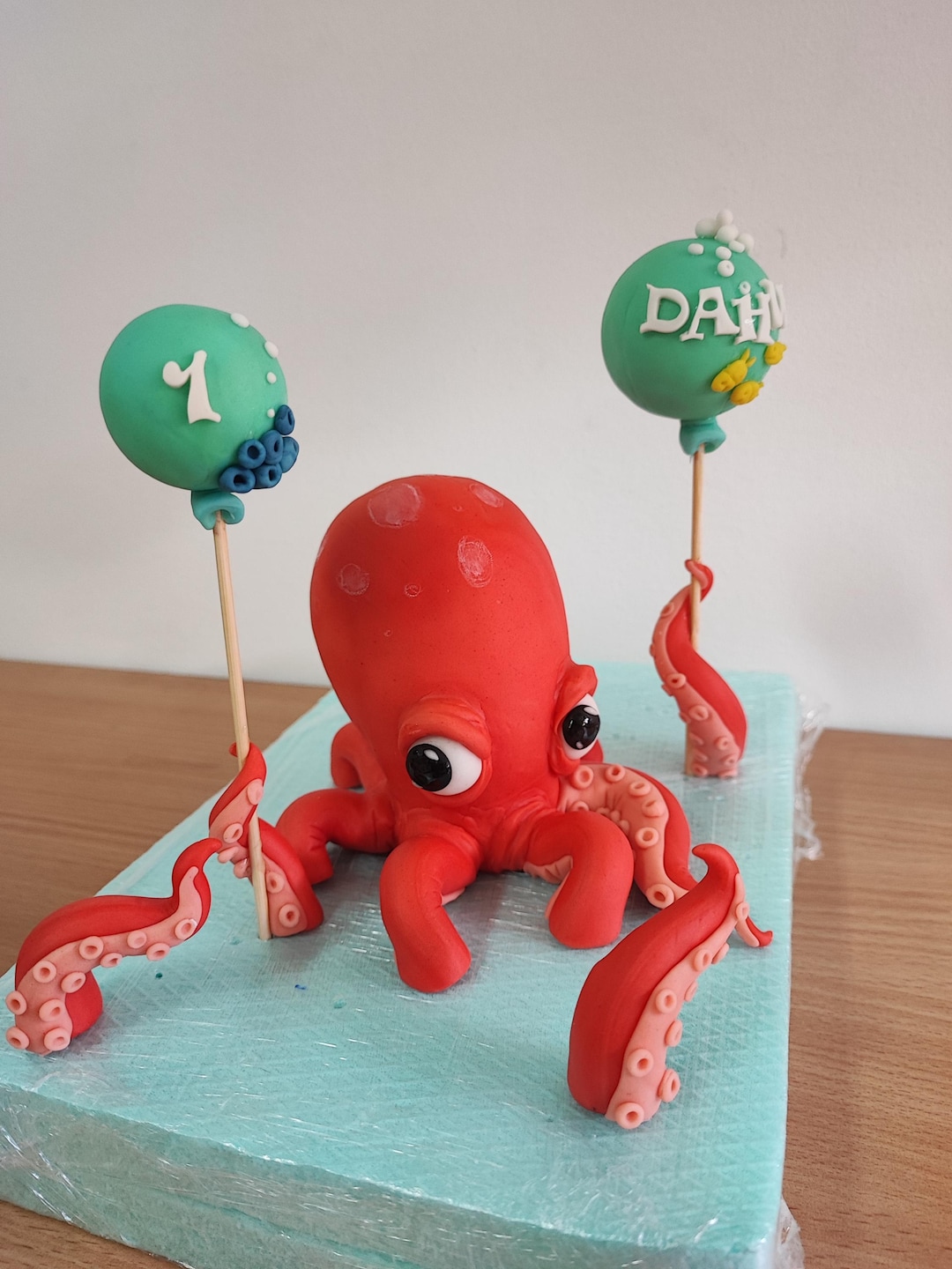 Octopus Cake Topper Sea Ocean Celebrate Birthday - Etsy