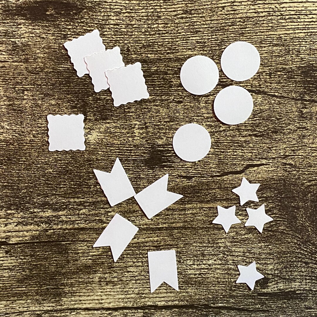 Paper Punch Stickers | Circles, Stars, Postoids, Bookmarks | Annotation ...