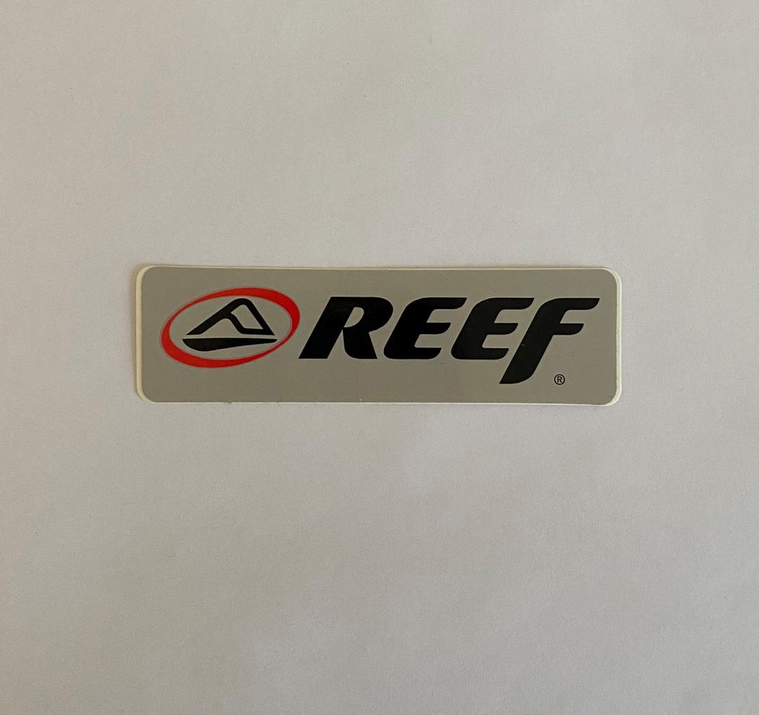 Vintage Stickers, Reef Logo Vinyl Decals, Deadstock Y2K Era Design, NOS ...