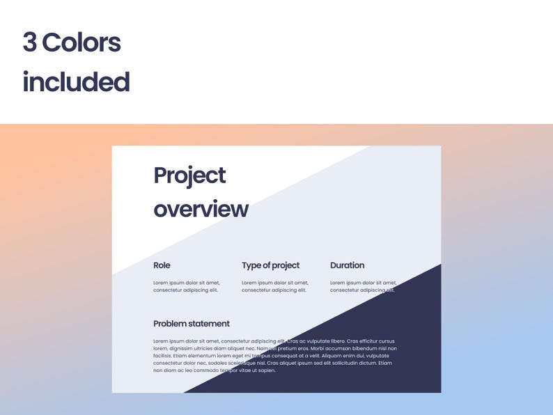 Minimal UX/UI Case Study Template – Behance Ready - Etsy