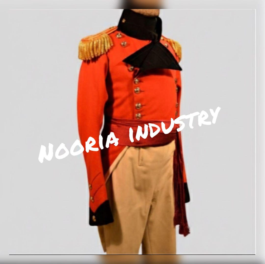 British Brigadier General Napoleonic Coat: Historical Reenactment ...