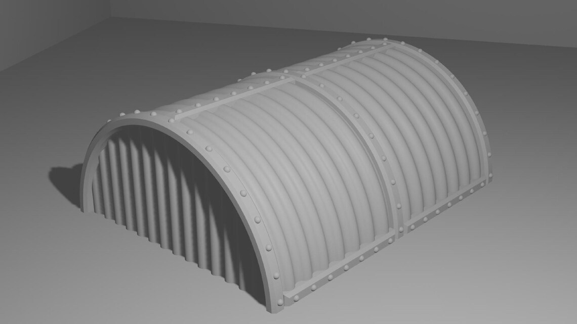 3D Printed Bunker Terrain - 28mm Sci Fi Wargaming Stronghold Mini - Etsy