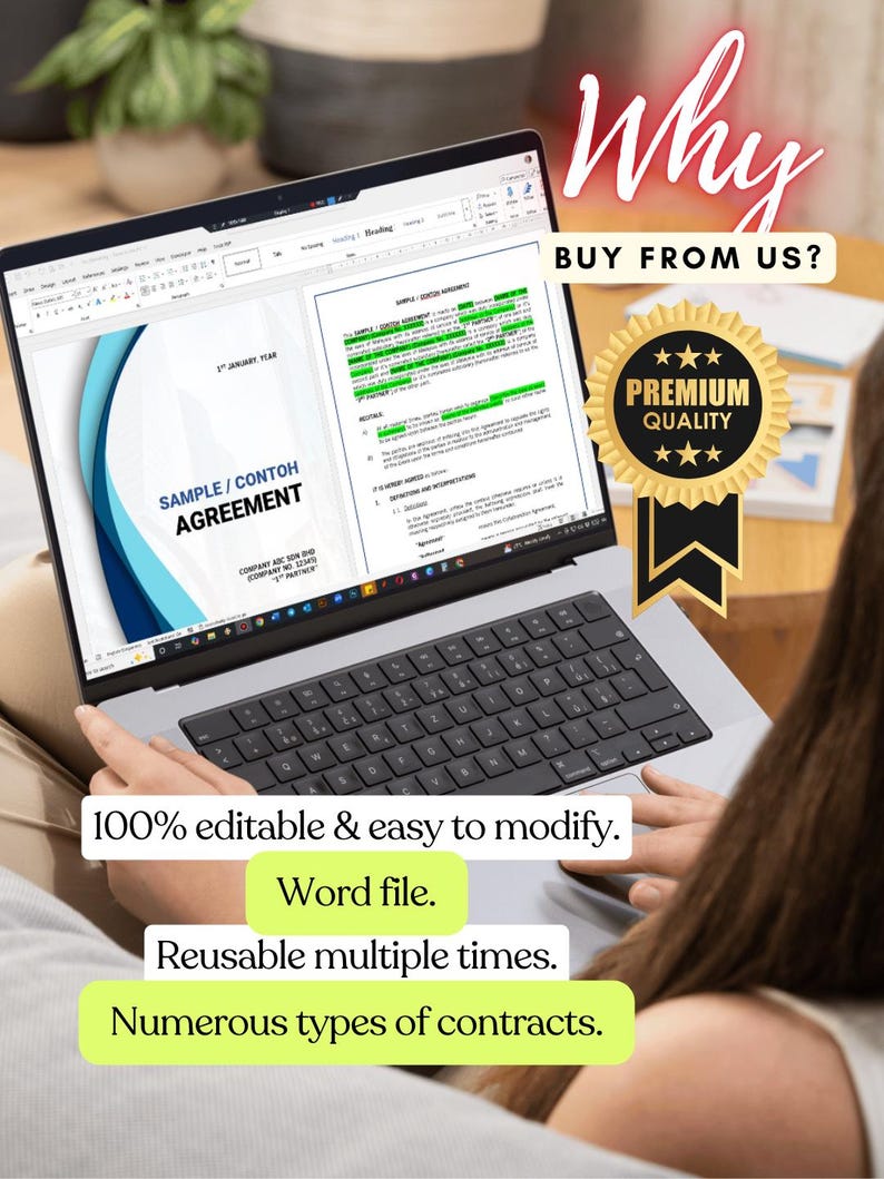 Sale of Business Agreement / Contract (detailed Version) - Etsy