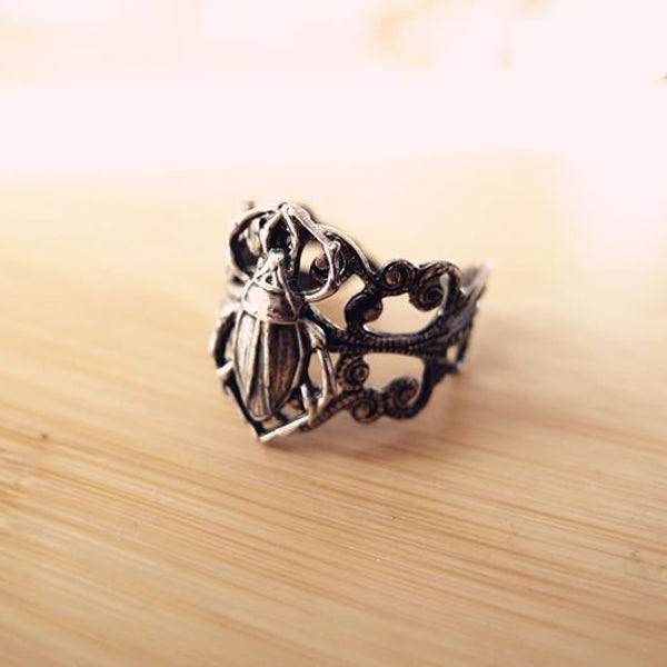 Beetle Ring - Etsy