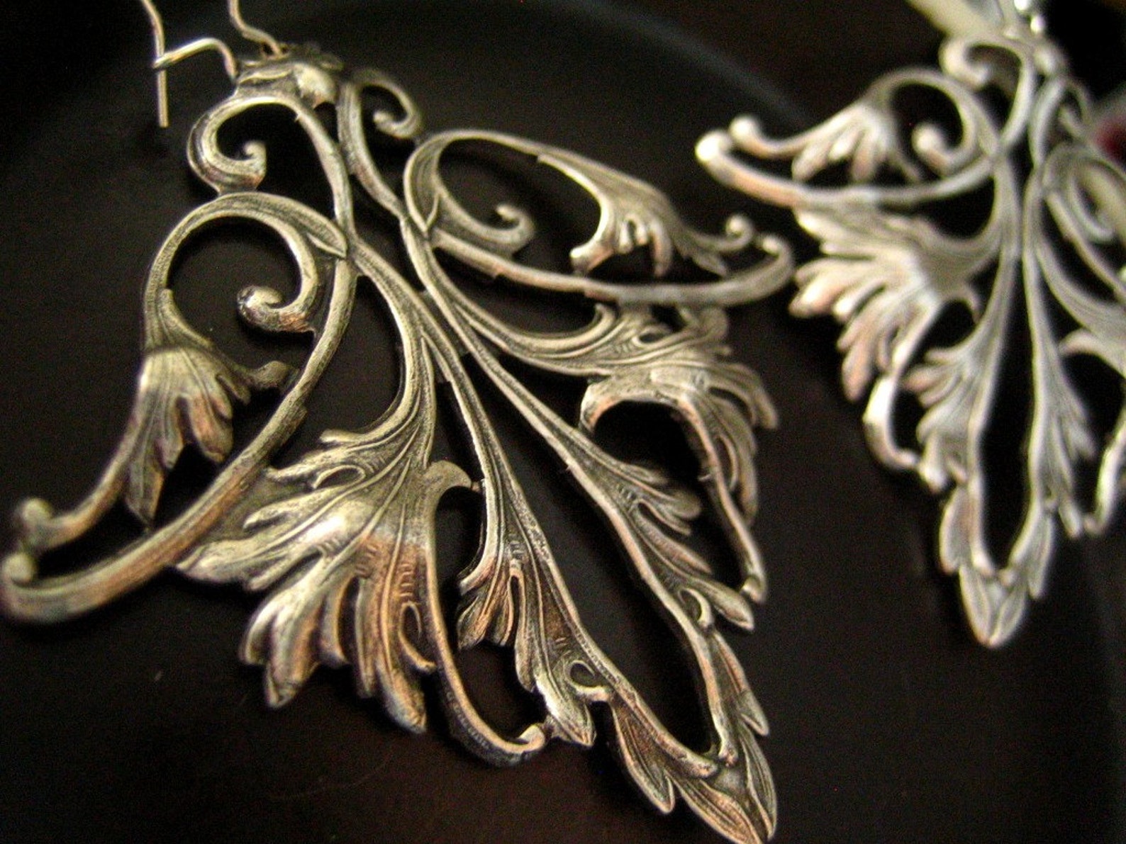 Vintage Large Sterling Silver Plated Solid Brass Highly - Etsy