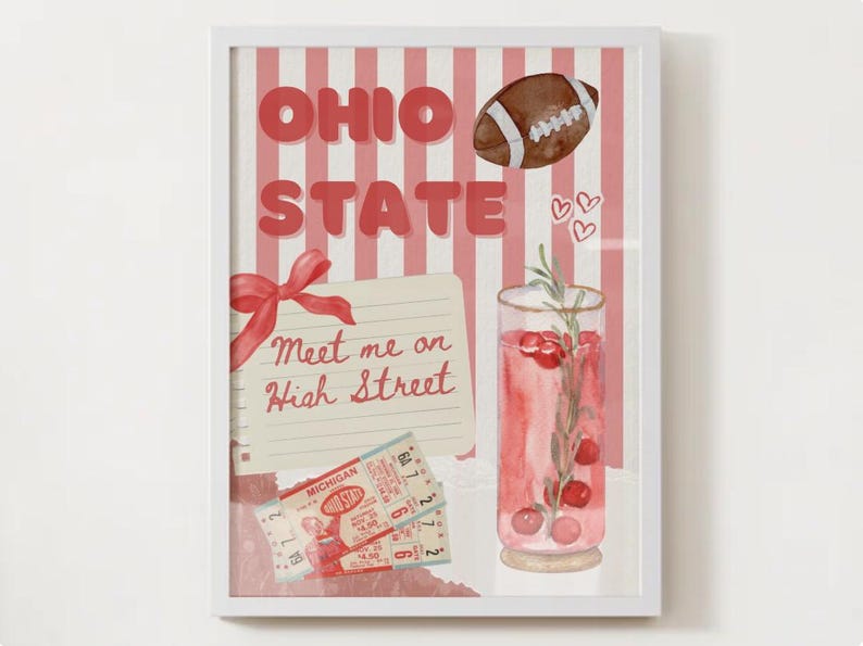 Ohio State Poster - Etsy