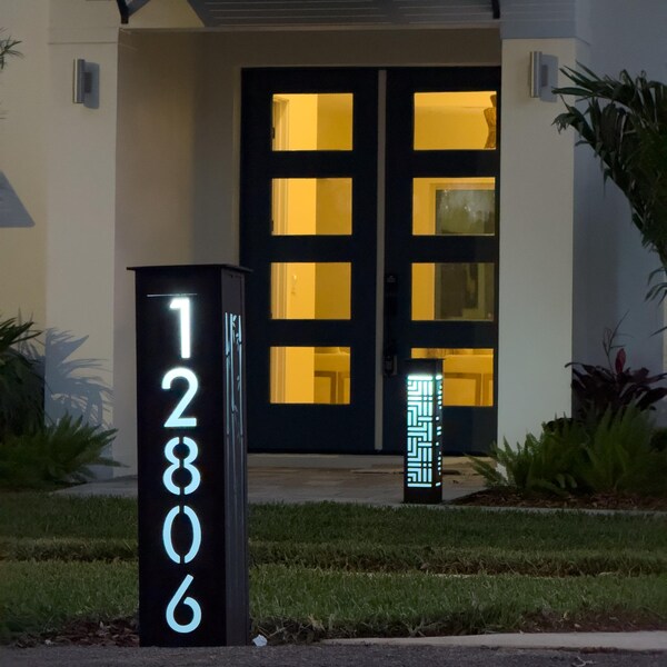 House Number Post - Etsy