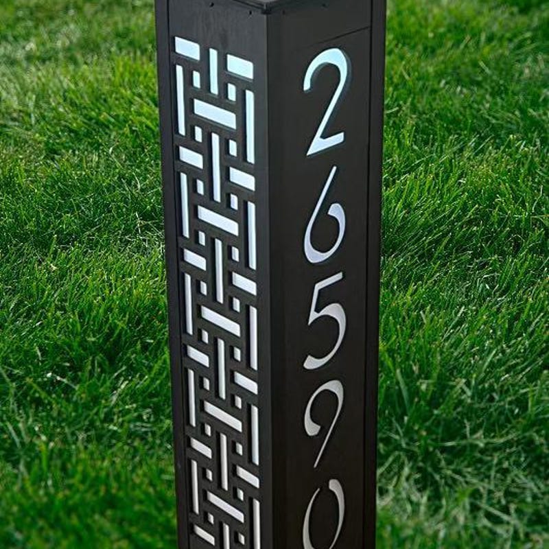 Lighted House Number - Etsy