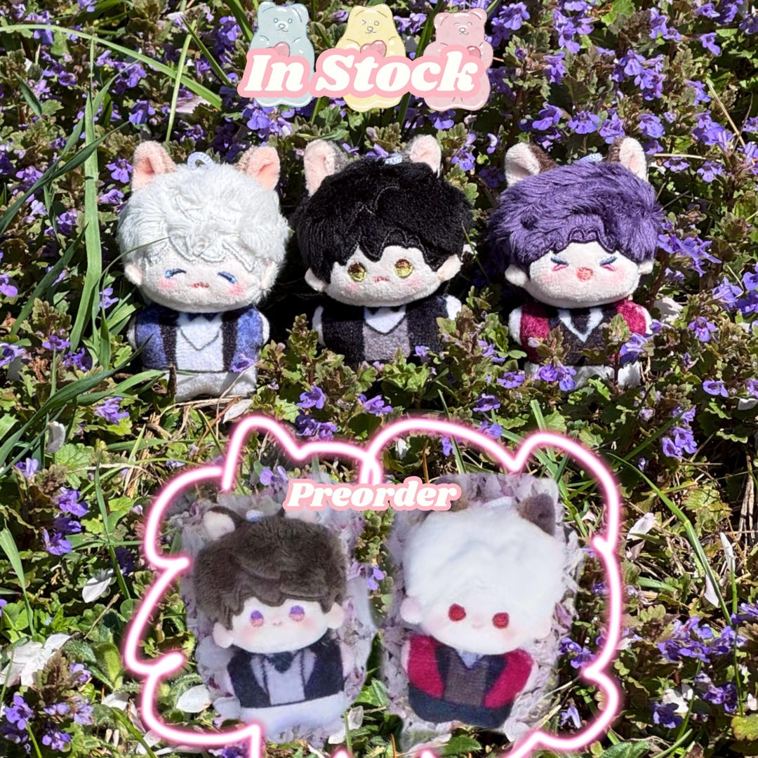 Love and Deepspace 5cm Mini Chibi Plush Doll Keychain With Free Bonus ...