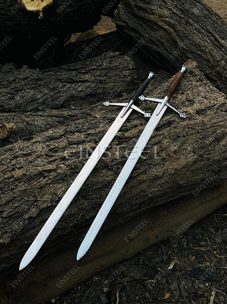Hand Forged Highland Claymore Sword | High Carbon Steel Black and Brown ...