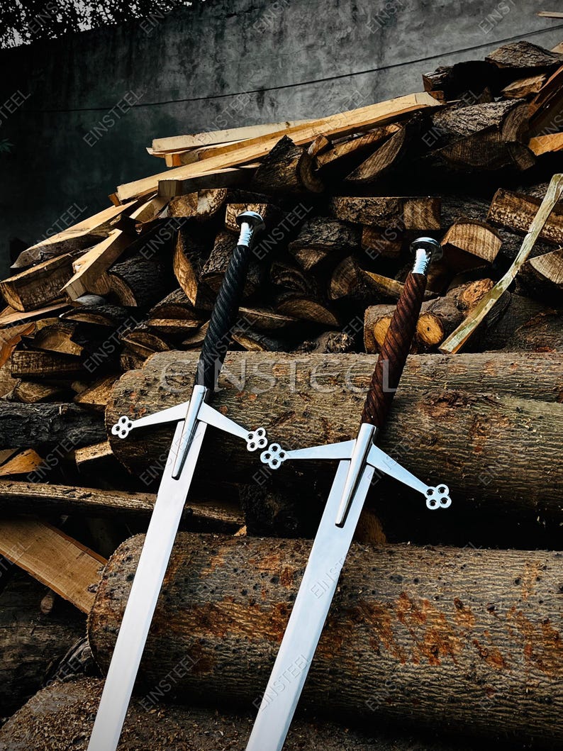 Hand Forged Highland Claymore Sword | High Carbon Steel Black and Brown ...