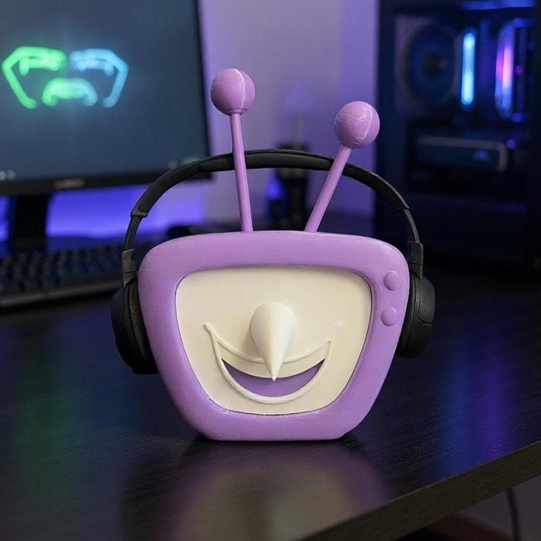Headphone Stand Tenna Deltarune Headphone Holder Tenna Headset Stand ...