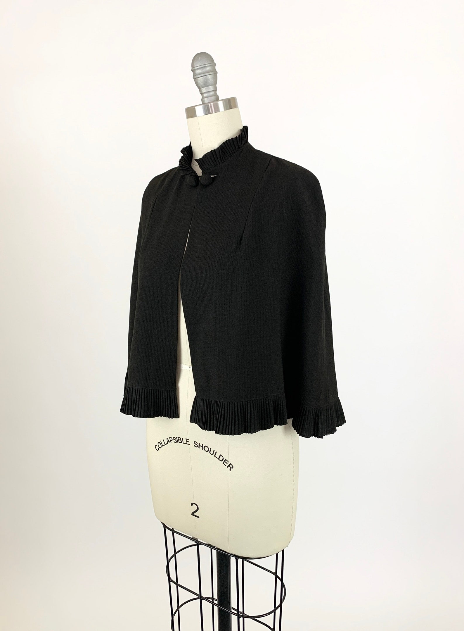 Antique Vintage Cape 1900s 1910s Victorian Edwardian Silk - Etsy