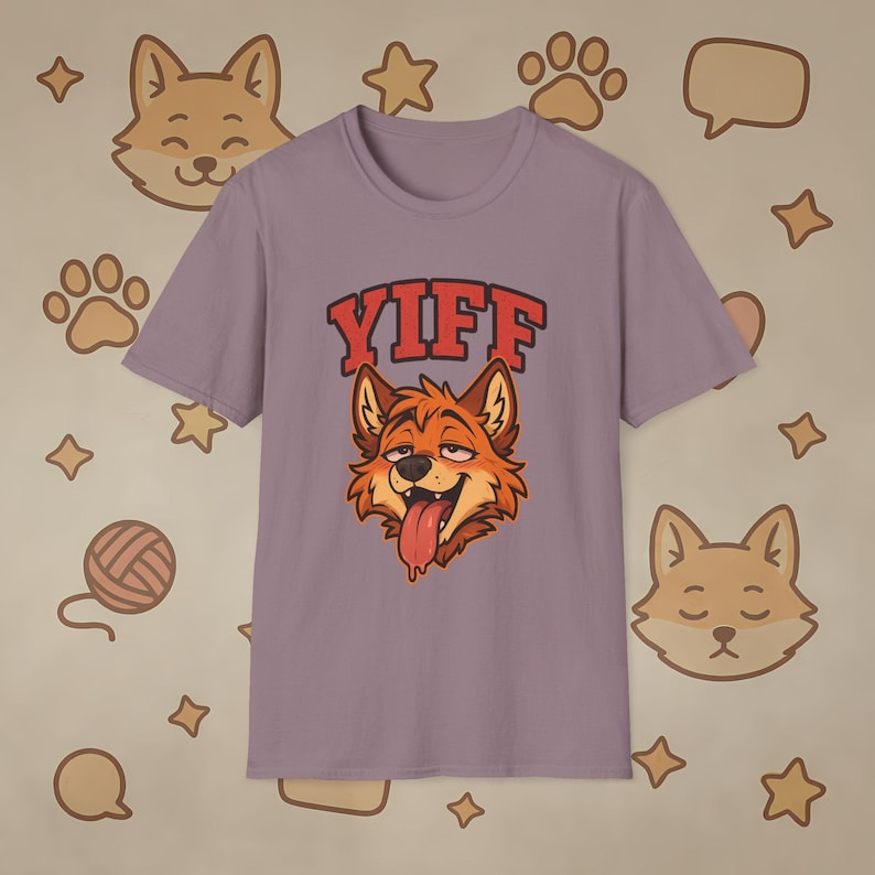 Furry Yiff Fox Shirt | Anthro | Furry Merch Gift | Fandom Wear - Etsy