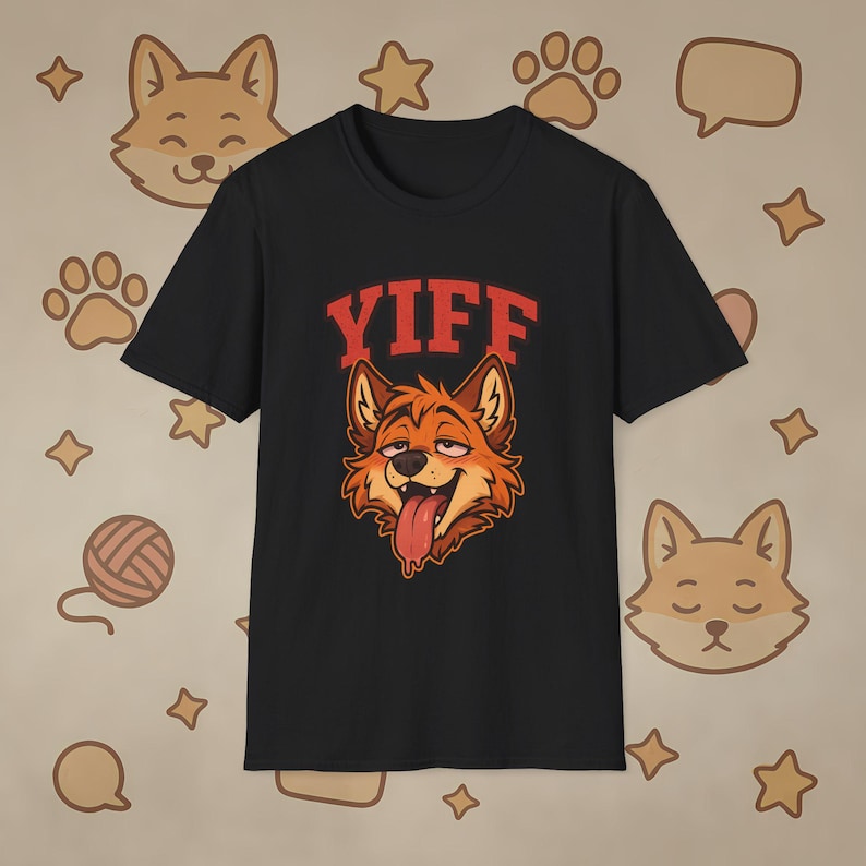 Furry Yiff Fox Shirt | Anthro | Furry Merch Gift | Fandom Wear - Etsy