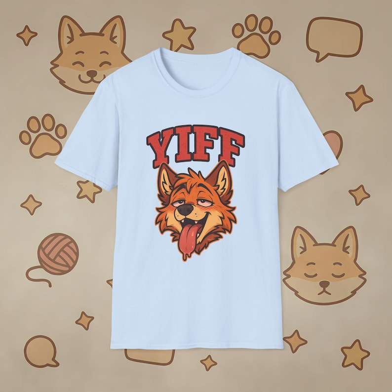Furry Yiff Fox Shirt | Anthro | Furry Merch Gift | Fandom Wear - Etsy