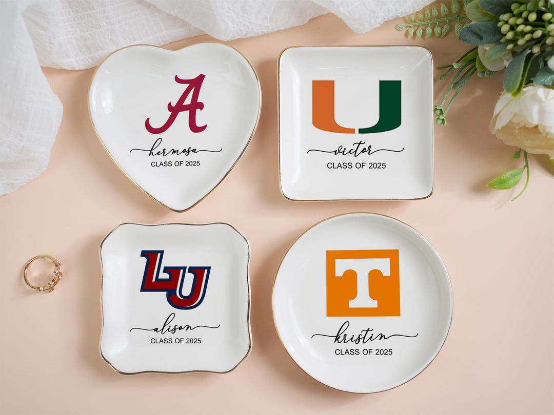 Personalized Graduation Jewelry Dish, Custom Graduation Gift for Her ...