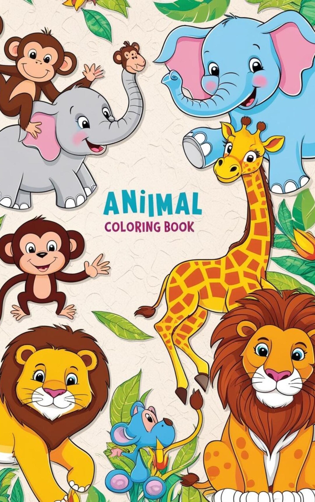 A Zoo of Colors: an Alphabet Animals ABC Coloring Book - Etsy