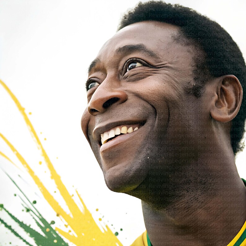 Pelé Clipart Bundle | 8 High-quality PNG Files | Digital Clipart Soccer ...