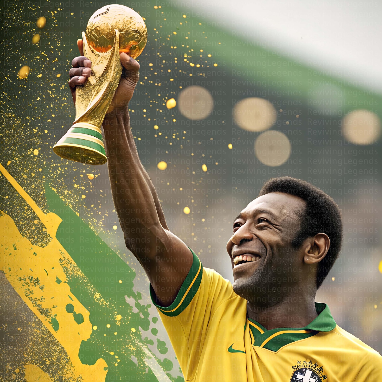Pelé Clipart Bundle | 8 High-quality PNG Files | Digital Clipart Soccer ...