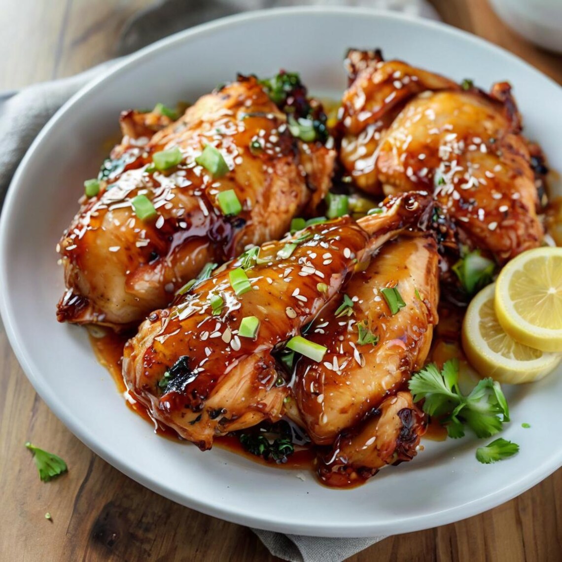 Crockpot Honey Garlic Chicken Recipe Printable | Easy Slow Cooker ...