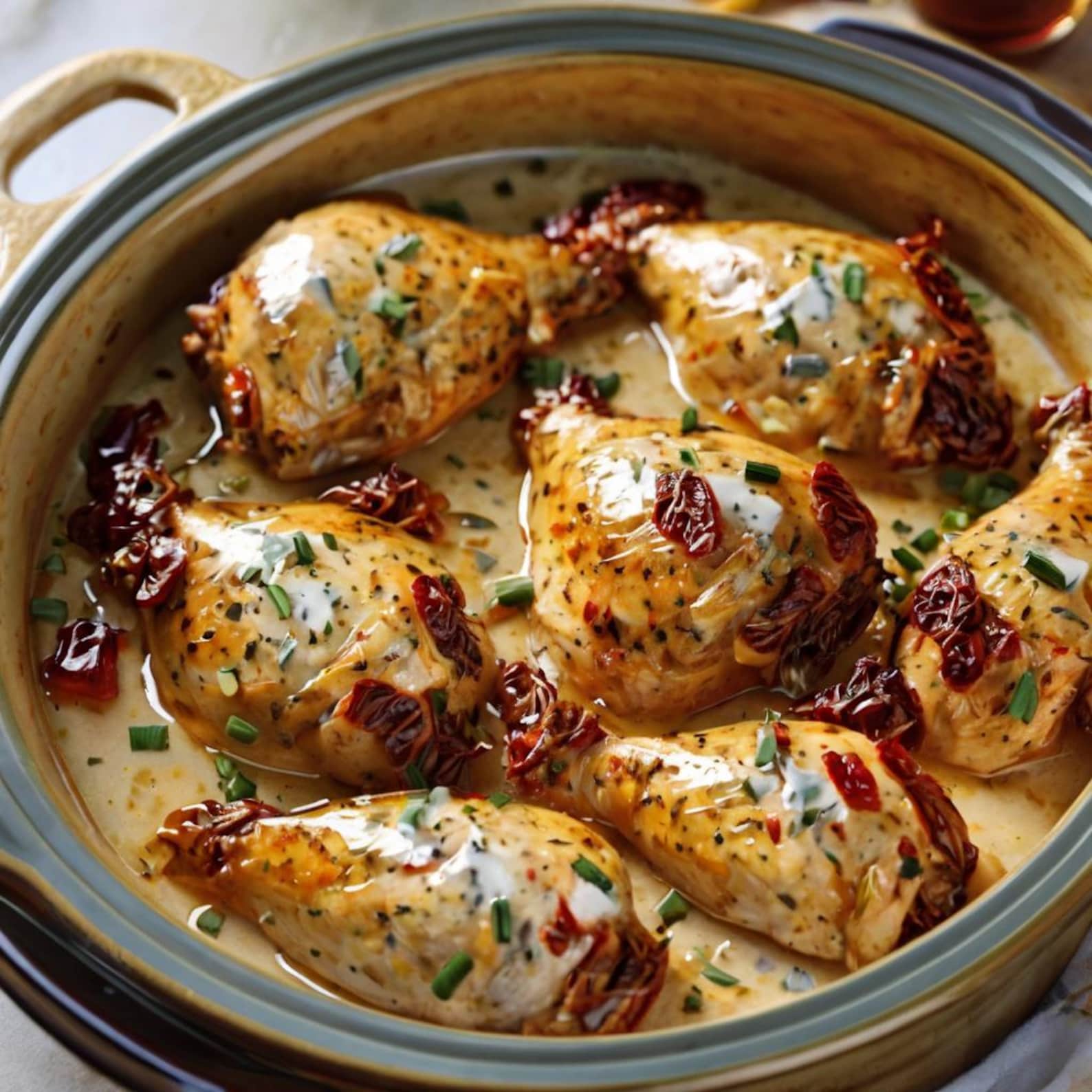 Crockpot Marry Me Chicken Recipe Printable | Easy Slow Cooker Dinner ...