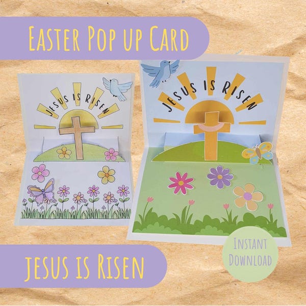 Easter Pop up Card - Etsy