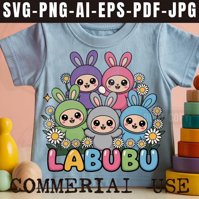 Labubu Designs Svg, Labubu Png, Labubuu Sublimation, T Shirt Design ...