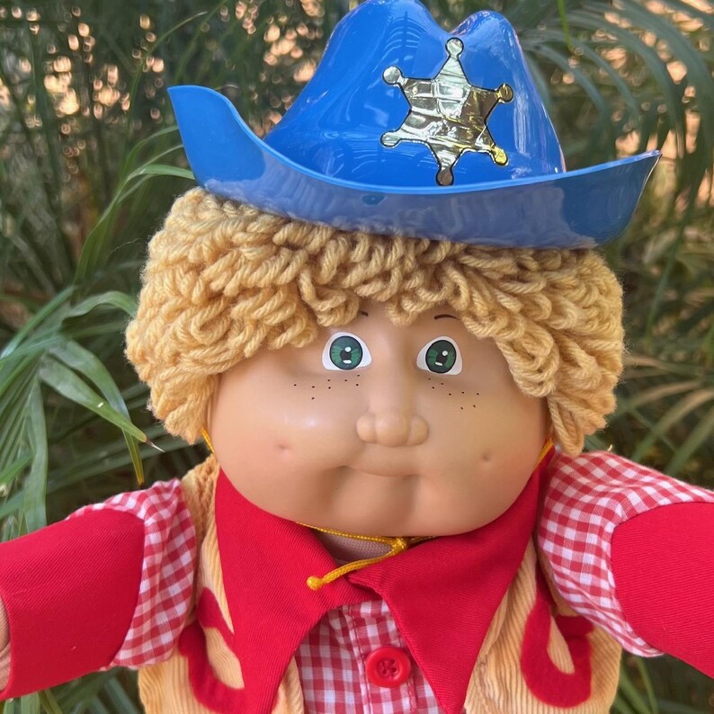 Vintage 1983 Cabbage Patch Kid “vince Jackson” Cowboy: OK Factory Brat ...