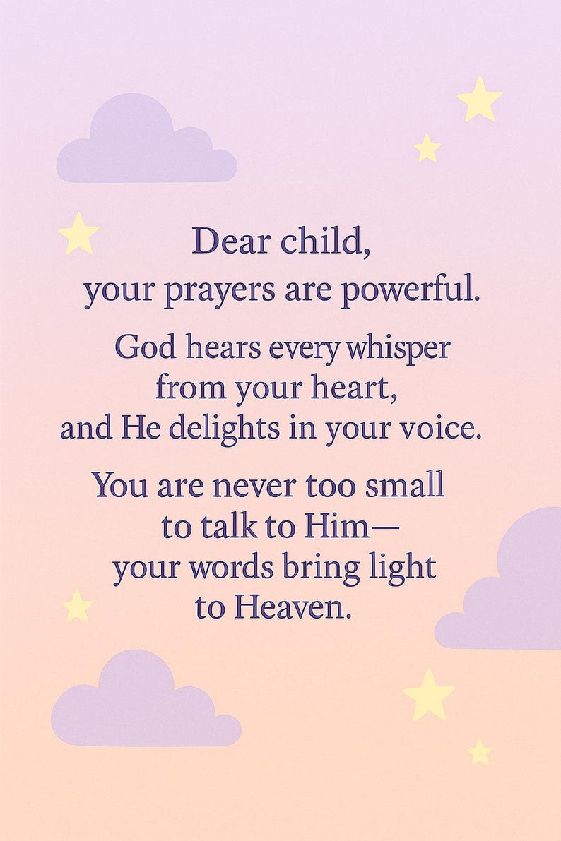 Dear God, It’s Me – A Prayer Book for Children | Printable Kids Prayer ...