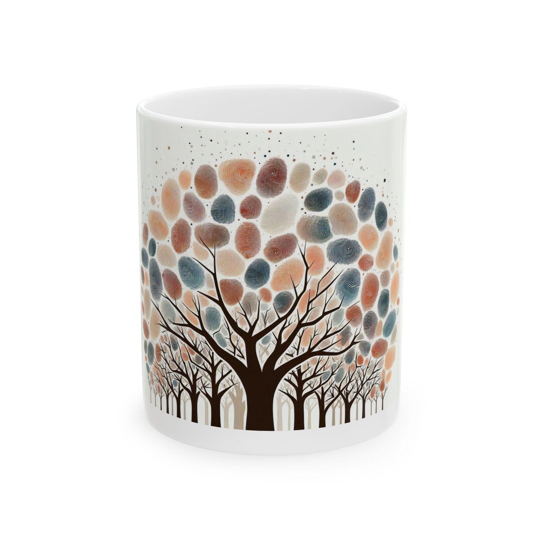 Artistic Tree Ceramic Mug, Nature Lover Gift, Coffee Cup, Home Decor ...