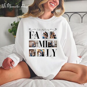 Custom Family Photo Collage T-shirt: Personalized Keepsake - Etsy