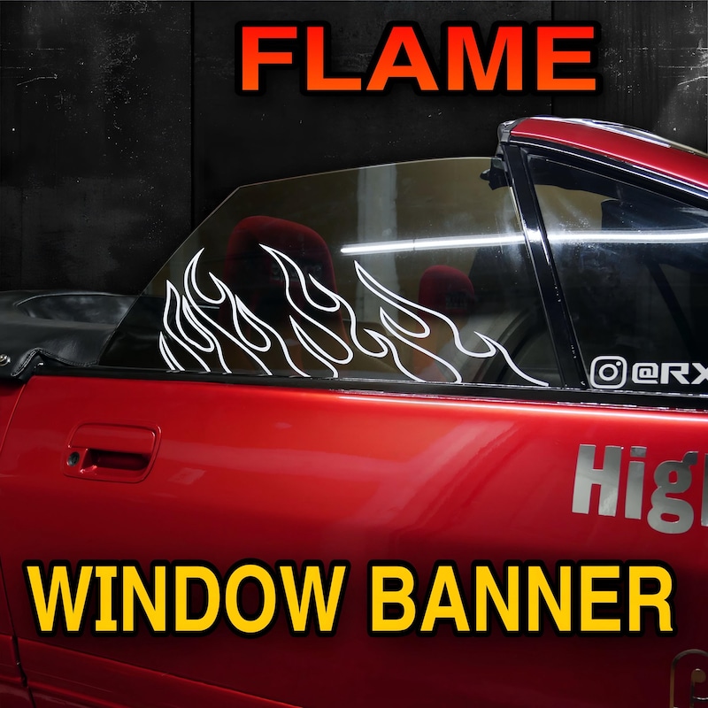 Flame Decals - Etsy
