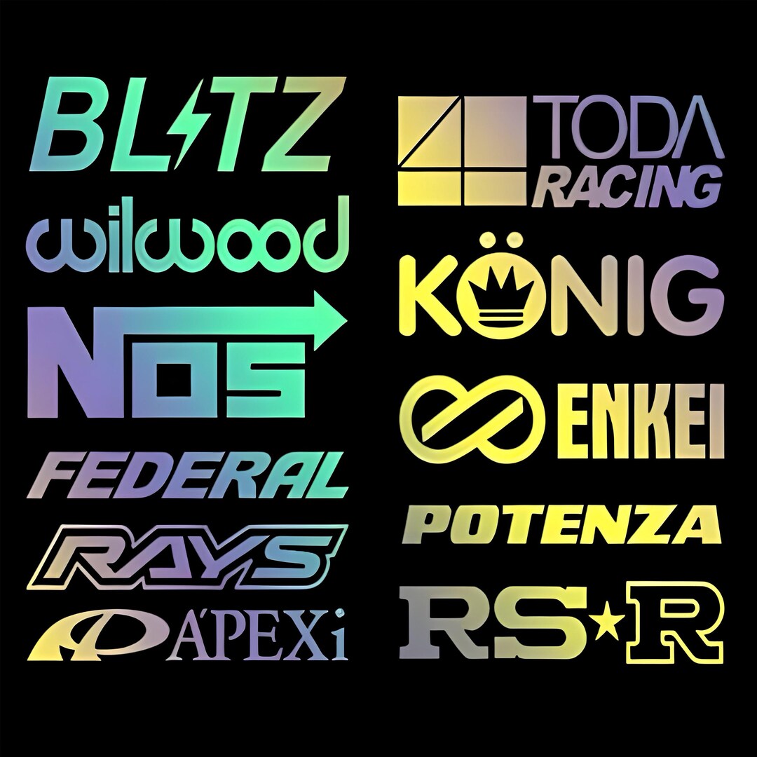 Premium Colors Sponsor Decals 10 Pack - Etsy