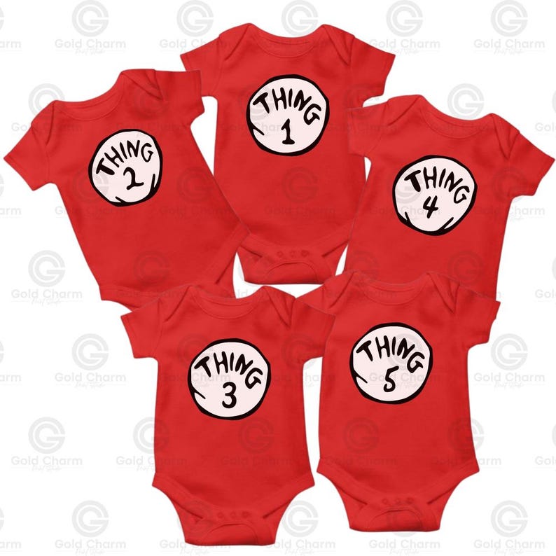 Thing 1 Thing 2 SVG | Dr. Seuss Inspired Clipart | Digital Download ...