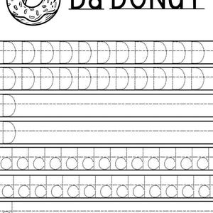 Printable Handwriting Worksheet – 52 Pages of Letter and Word Tracing ...