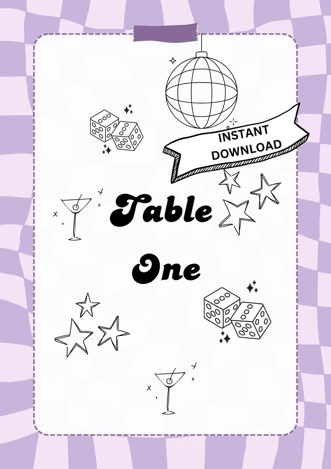 Retro Bunco Scoresheet, Tally Sheet & Table Number - Etsy